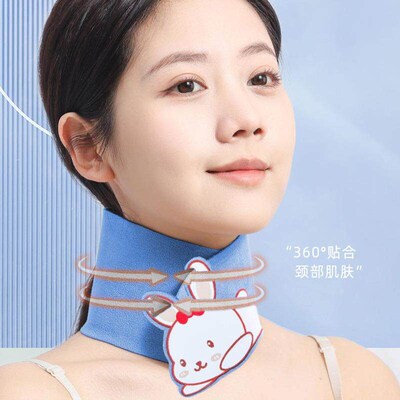 Neck membrane fixation band, washable neck care wrap, silico