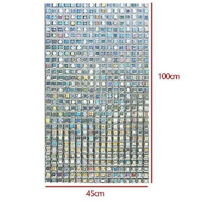 Rainbow Decorative Window Film Tinted Static Self Adhesive