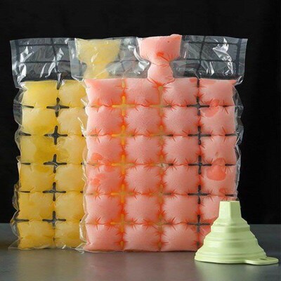 SelfSealing Ice Bag Home Ice Cube Mold Small SquareDisposabl