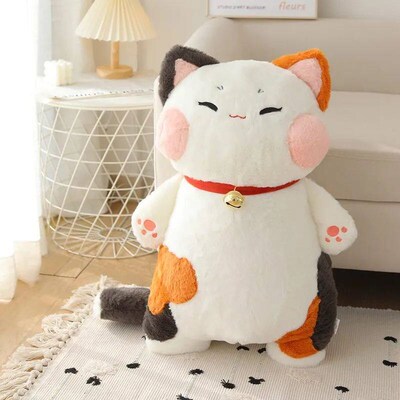 Japan Calling Bring Fortune Cat Plushie Stuffed Animals Flow