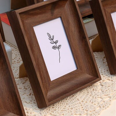 Nordic simple wooden photo frame square picture frames 相框