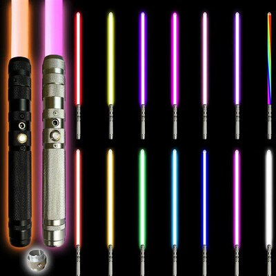 Lightsaber Metal Handle Laser Sword 7-14 Sound Effects Mute