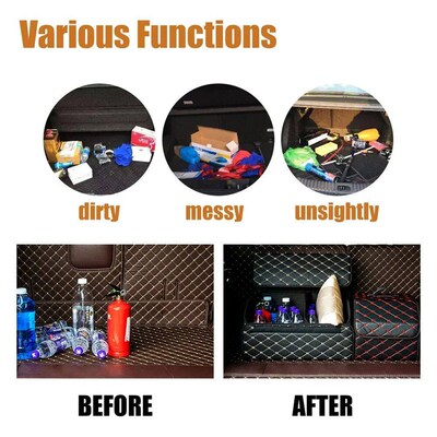 Car Trunk Organizer Box Large Capacity Auto Multiuse Tools S