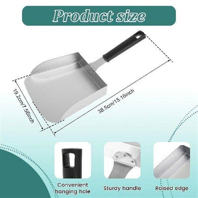 Large Griddle Scoop Stainless Steel Griddle Food Mover