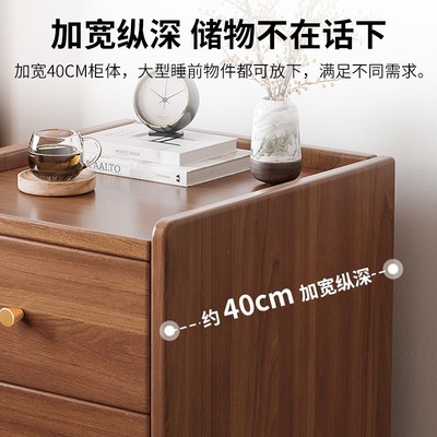 Bedside Cabinet Bedroom storage Low Table Small Nightstand