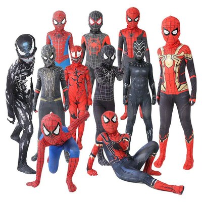 New Miles Morales Kostum Cosplay Jauh dari Rumah Kostum Zent