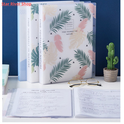 A4 Plastic Budget Binder File Folders For Documents 60 Pages