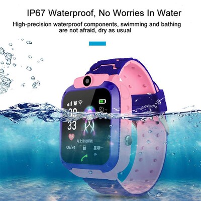 kids smart watch camera SOS call GPS position waterproof
