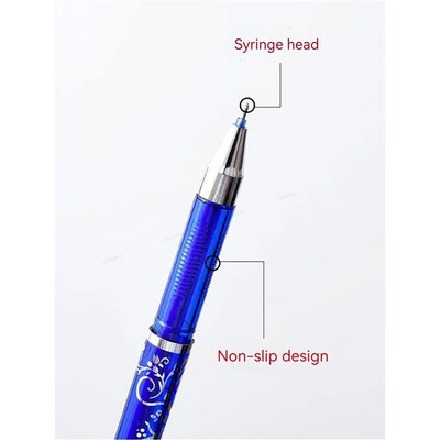Erasable Gel Pens Refills Set 0.5 Mm Fine Point Blue/black K