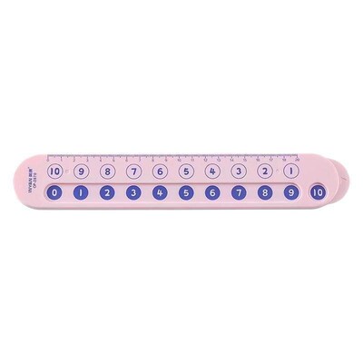 Double-sided Childrens Digital Decomposition Ruler for Kind