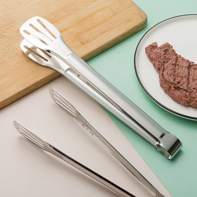 Food Tongs Kitchen Cooking Bread Clip Pastry Clamp Barbecue