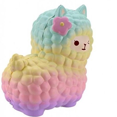 Jumbo Sheep Alpaca Squishy Toy Cute Galaxy Slow Rising Anima