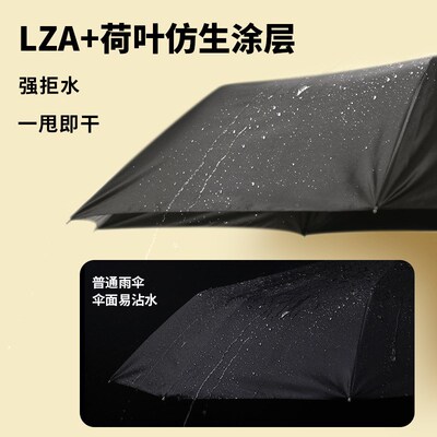 Auto Open/Close 8-Rib Windproof Umbrella Compact Travel 97cm