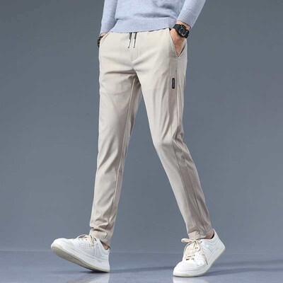 Casual Pants Mens New Fashionable Mens Pants Straight-leg