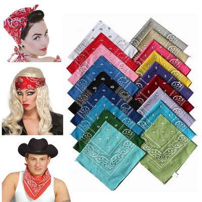 BANDANA Paisley 100cm COTTON Head Wrap Headband Durag