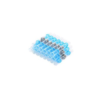 200Pcs Sleeve Solder Seal Wire Connectors Heat Shrink Butt