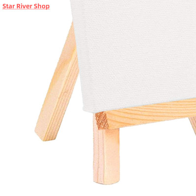 5 Inch DIY Wood Mini Easel Frame Wedding Stander Picture Fra