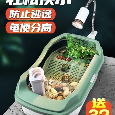 Turtle tank household feeding box ecological tank tortoise