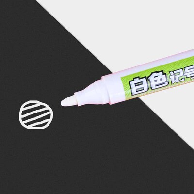 MP2907 White Marker pen Oily Paint Permanent for Metal Leath