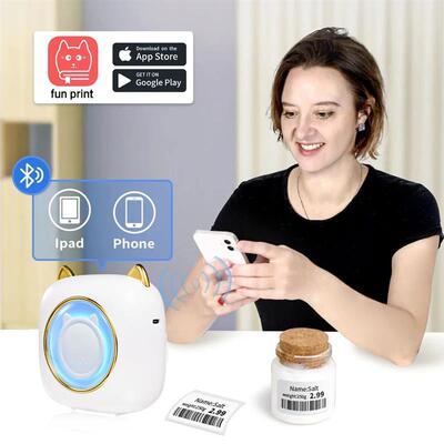 Mini Portable Printer Thermal Printing er Wireless Inkless M