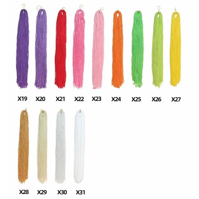 ZIZI Box Braid 24in 100g Low Temp Silk Mono Color Long Thin