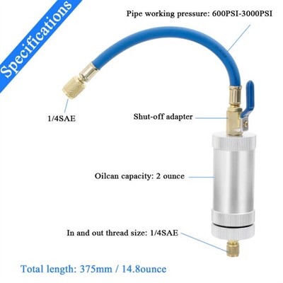 R12 R134A R22 Air Conditioning Car Oil Injection Dye Injecti