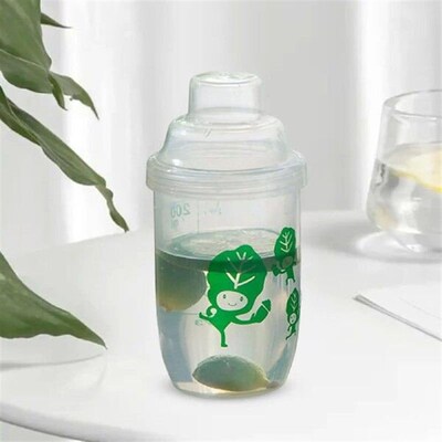 Shaker Bottle 200ml with Scale Mixing Cup Water Bottle