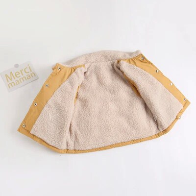Kids Vest Jackets For Girls Outerwear Winter Thick Plus Velv