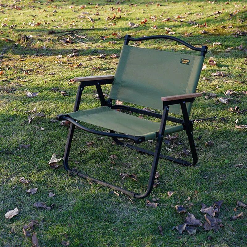 2PC Green Kemet Chair Folding Ergonomic Design Save Space Go