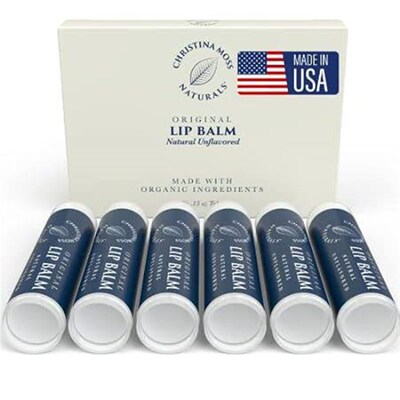 Unflavored Lip Balm - Lip Care for Cracked or Dry Lips, M