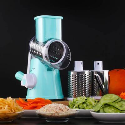 3-in-1+Rotary+Food+Slicer+Chopper+Cheese+Grater+Fruit+Vegeta