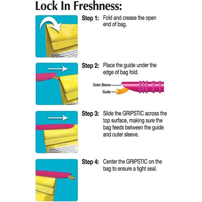 Bag Sealer Clips Durable Food  Closure Sticks Chip Clips