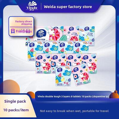 Vida Handkerchief Paper; Small Packet Of Tissue Paper; Carry