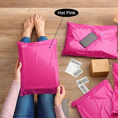 10pcs Light Pink Poly Mailer Self Adhesive Post Mailing Pack