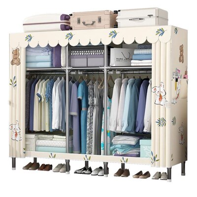 Steel pipe reinforced alloy interface wardrobe