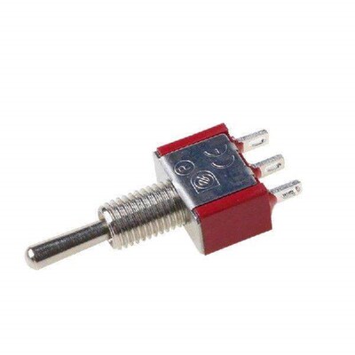 SPDT ON-Off-ON 3 Pin Toggle AC250V 2A 120V 5A SPST Easy to