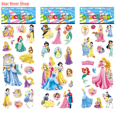 6 Sheets/set cartoon Snow White Princess stickers scrapbooki