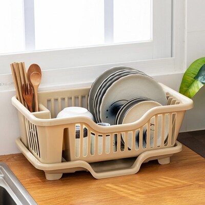 Household Dish Drying Rack Kitchen Utensil Drainer Rack with
