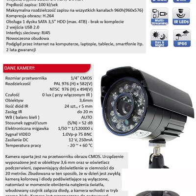 monitor set 4CH HD DVR KIT CCTV Camera System 800tvl cctv