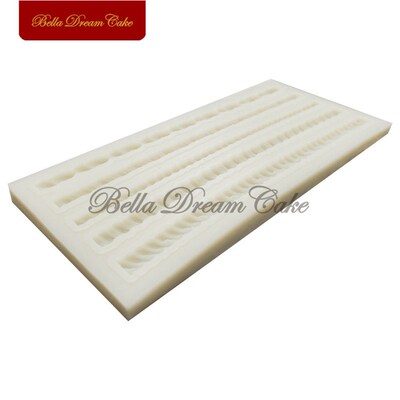 New Rope Silicone Molds Sugarcraft Cake Moulds Chocolate Fon