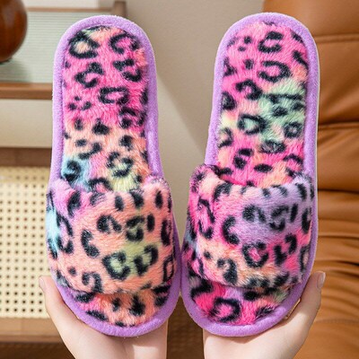Fall Winter Cotton Slippers Oneword Small Love Heart Home In