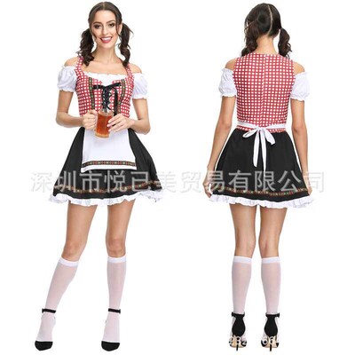 New Oktoberfest clothing Bavarian cos beer clothing performa
