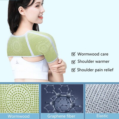 Double Shoulder Support Brace Wormwood Compression Shoulder