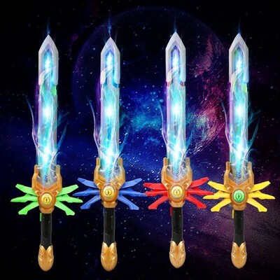 Childrens sword toy flashing laser sword holy sword