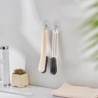 Soft-bristled shoe brush for home use, designed not to damag