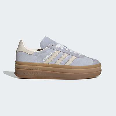 阿迪达斯劲浪体育女子GAZELLE「T头鞋」经典厚底板鞋运动鞋IH4210
