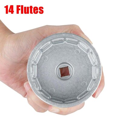 Oil Filter Cap Wrench Cup 65MM 14 Flutes Aluminum Car Filter