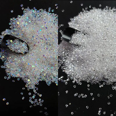 1440PCS Pixie Crystal&AB Rhinestones Glitter Manicure Glass
