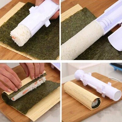 Quick Sushi Maker Japanese Roller Rice Mold Bazooka Vegetabl