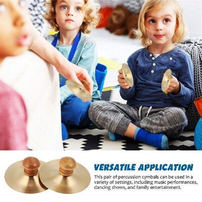 Childrens Percussion Instrument Finger Cymbals With